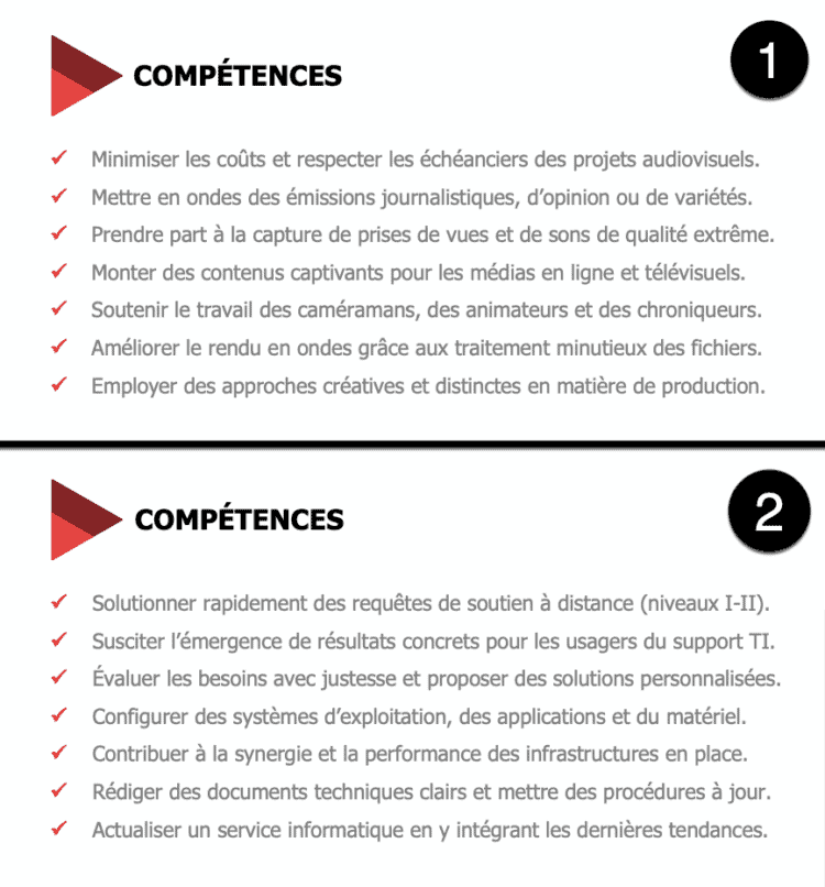 Rédiger des compétences uniques dans ton CV [avec exemples]